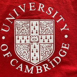 Gildan | Shirts & Tops | University Of Cambridge Tee Shirt Red | Poshmark